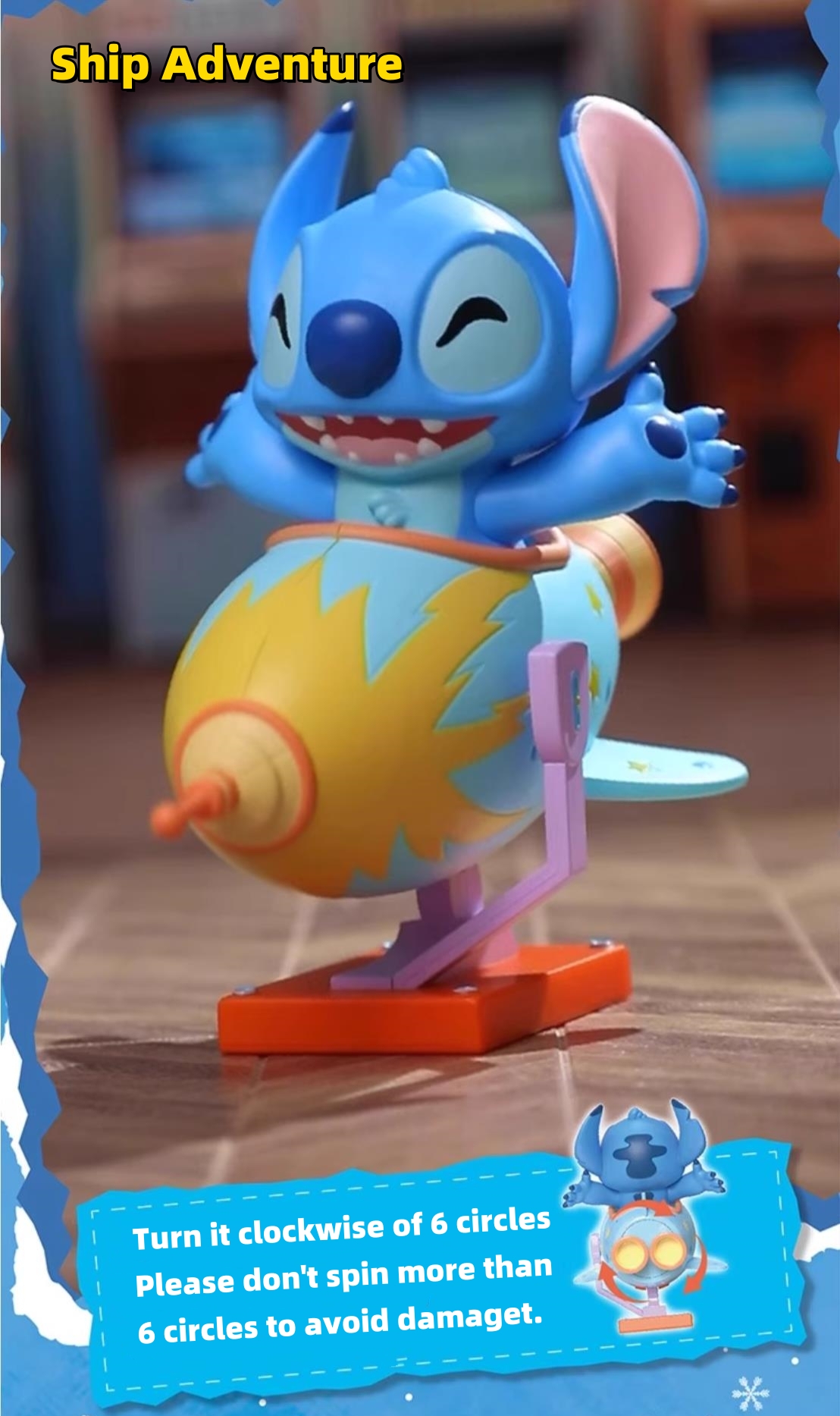 TOPTOY Disney Stitch Happy Playing Series Series Blind Box Toy ...