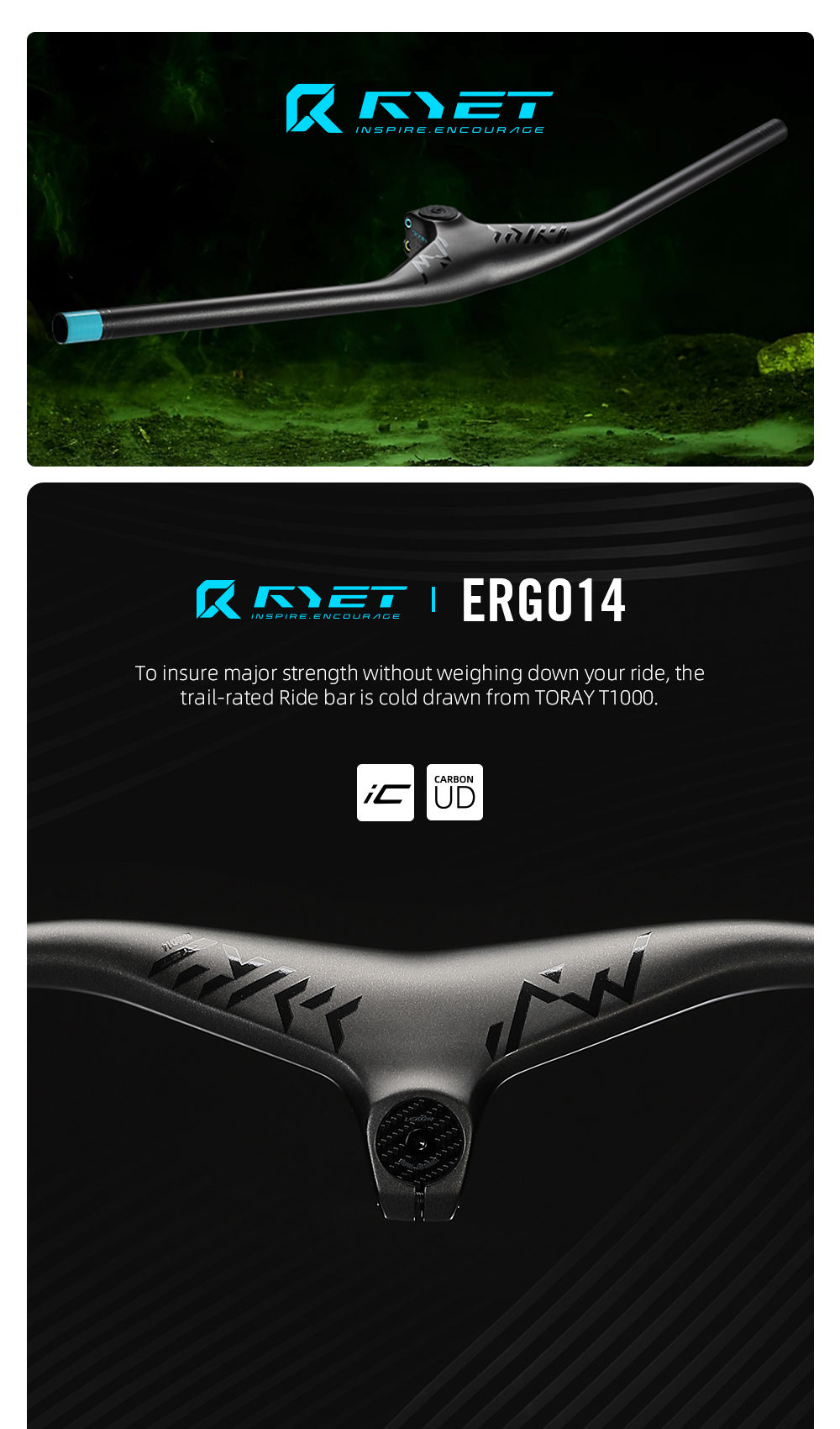 LEXON MTB Integrated Handlebar Carbon Fiber Rise 800mm -7 Degrees XC ...