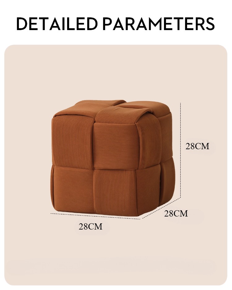 Entrance Soft Package Stool Chair Shoe Change Stool Square Stool Home ...
