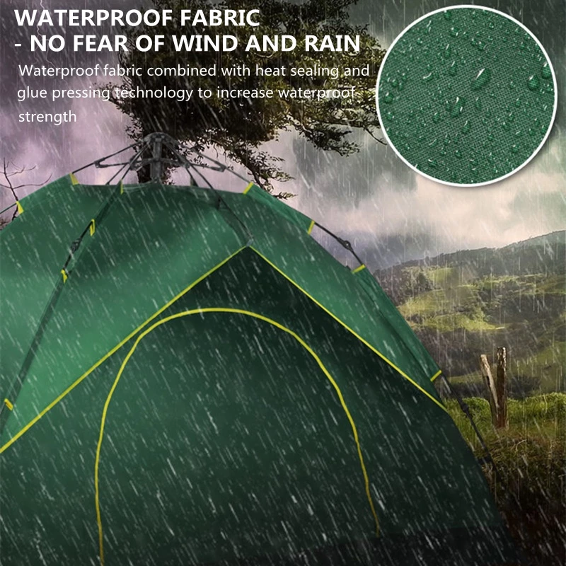 【COD】Waterproof Automatic 2/4/6 Waterproof Tent Outdoor Camping Pop Up ...
