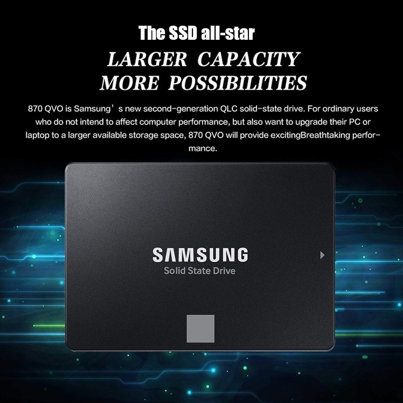 Samsung 870 EVO 1TB/2TB SSD 2.5″ SATA 3 Internal Solid State Drive With ...