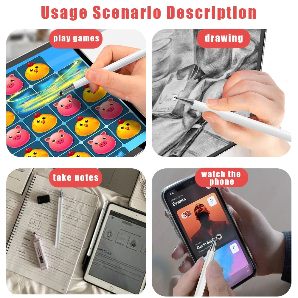 Stylish All-Purpose Dual-Function Smart Stylus - Compatible with ...