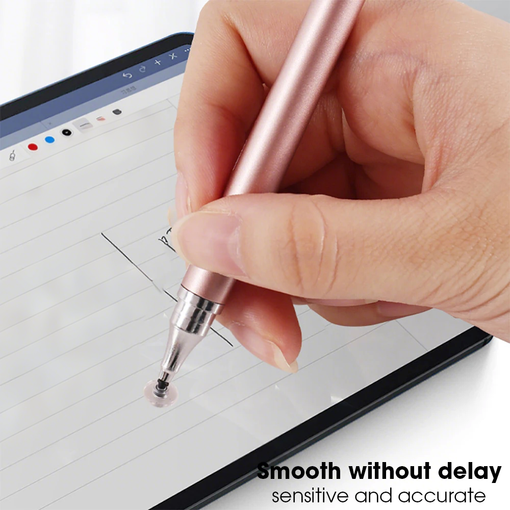 2-in-1 Smart Stylus Pen - Universal Capacitive for iPhone/iPad/Android ...