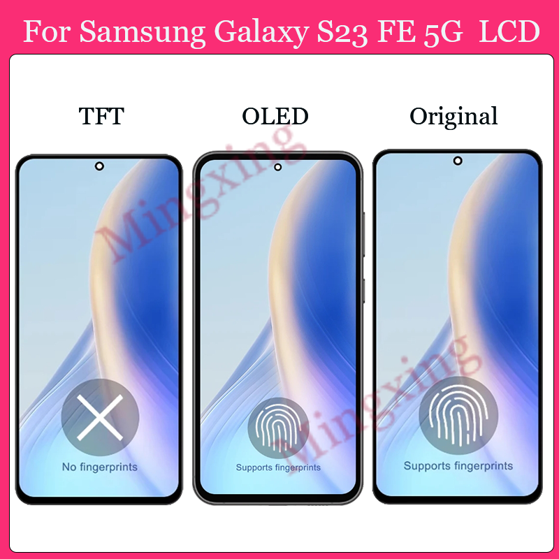 Original AMOLED For Samsung Galaxy S23 FE 5G LCD Display Touch Screen ...