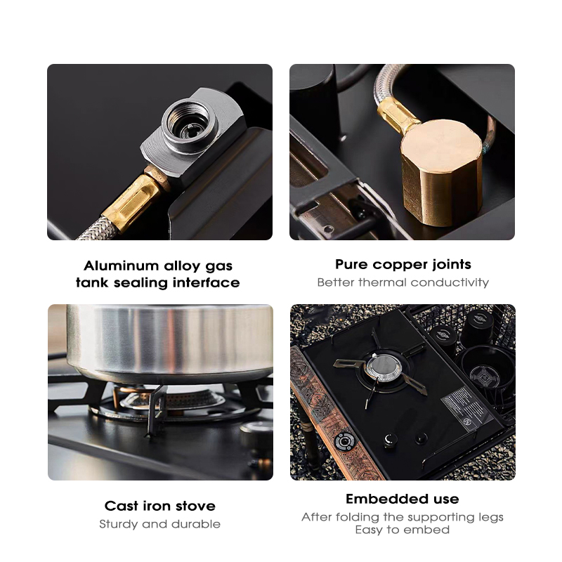 Camping IGT Stove 4000W Stainless Steel Portable Gas Stove IGT Modular Outdoor Camping Folding ...