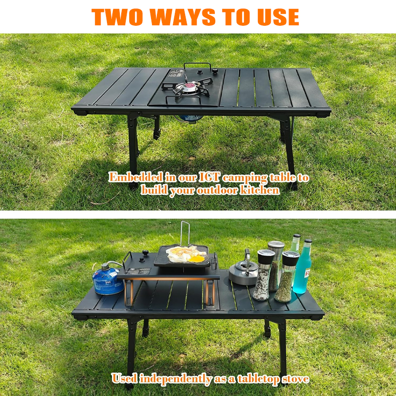 Camping IGT Stove 4000W Stainless Steel Portable Gas Stove IGT Modular Outdoor Camping Folding ...