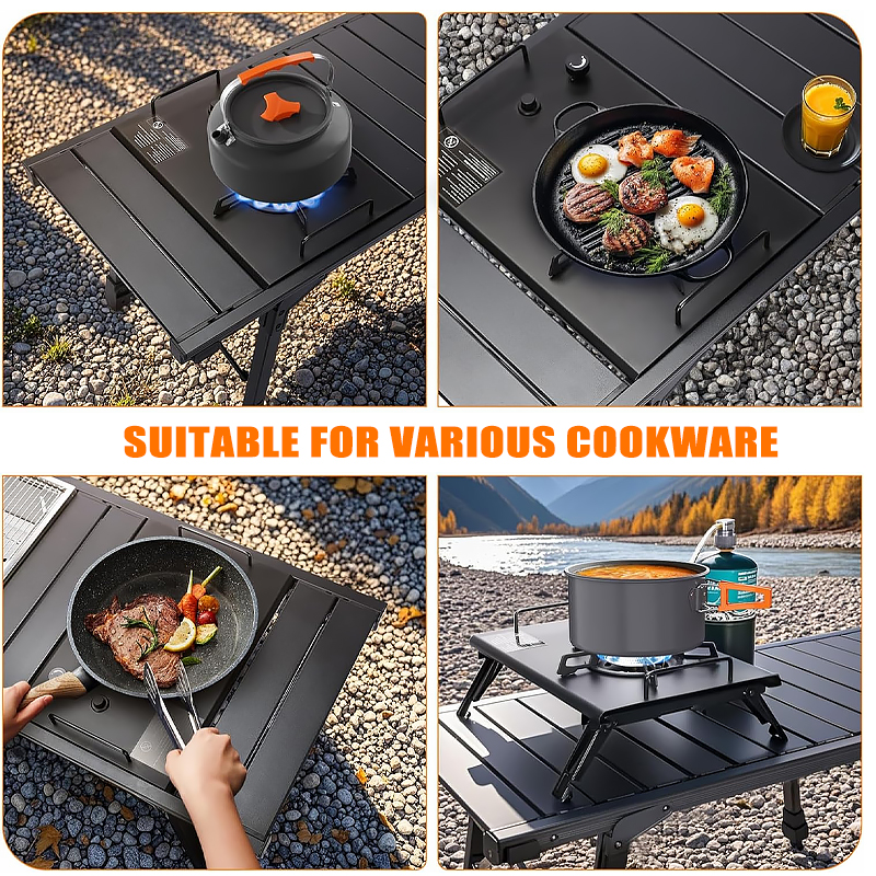 Camping IGT Stove 4000W Stainless Steel Portable Gas Stove IGT Modular Outdoor Camping Folding ...