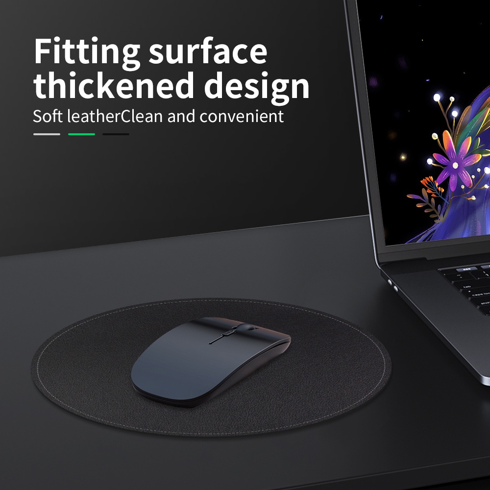 GOOJODOQ Mouse Pad Solid Color Single Side Non-slip Durable Wear ...