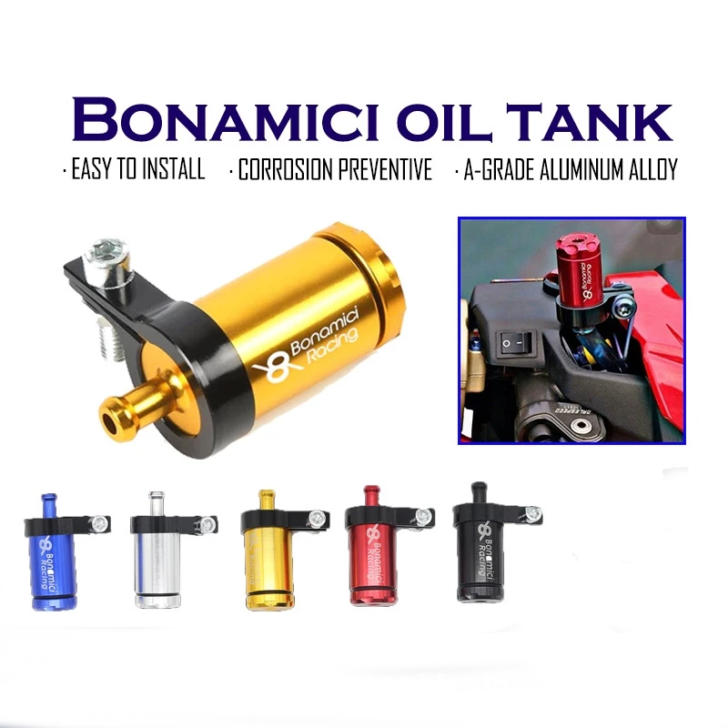 Bonamici Racing oil tank made of CNC material mounted on all vehicle ...