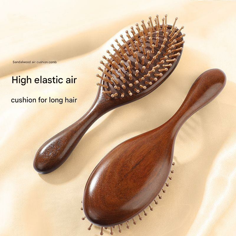 Air Cushion Comb Solid Wood Airbag Comb Hairdressing Air Cushion Comb ...