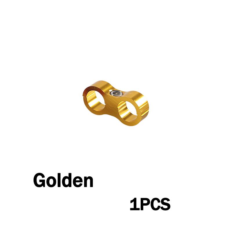 ZLWR Motorcycle double hole oil pipe clamp, brake line lock 2 bolts ...