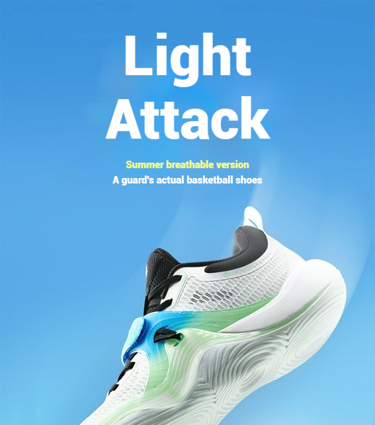 【XTEP】Light Attack SE Men Basketball Shoes Rebound Support Vitality Texture Sneakers | Shopee ...