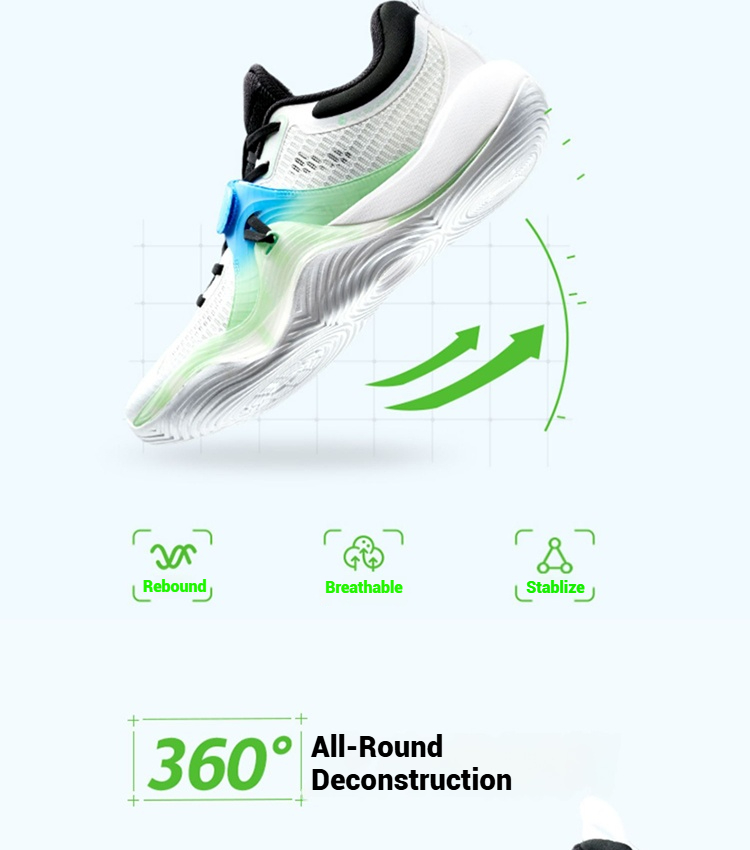 【XTEP】Light Attack SE Men Basketball Shoes Rebound Support Vitality Texture Sneakers | Shopee ...