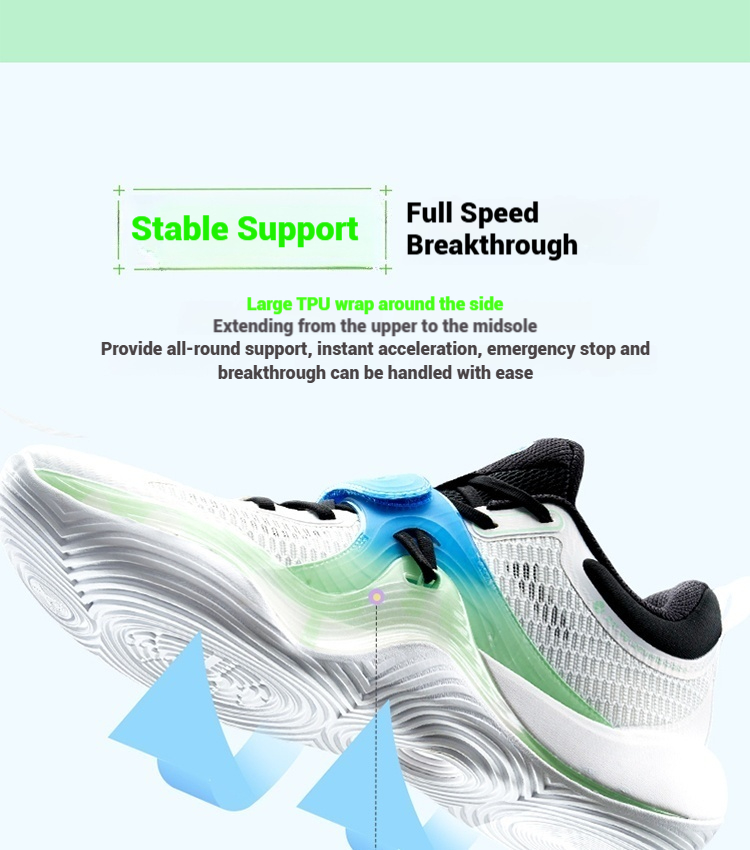 【XTEP】Light Attack SE Men Basketball Shoes Rebound Support Vitality Texture Sneakers | Shopee ...