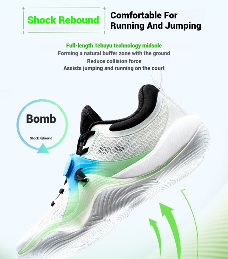 【XTEP】Light Attack SE Men Basketball Shoes Rebound Support Vitality Texture Sneakers | Shopee ...