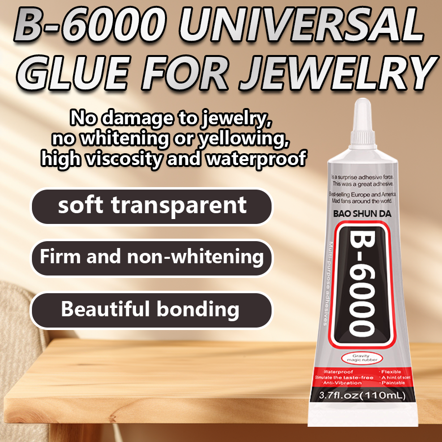 B6000 Strong Adhesive Glue - Multi-Functional, Waterproof, Fast-Drying ...