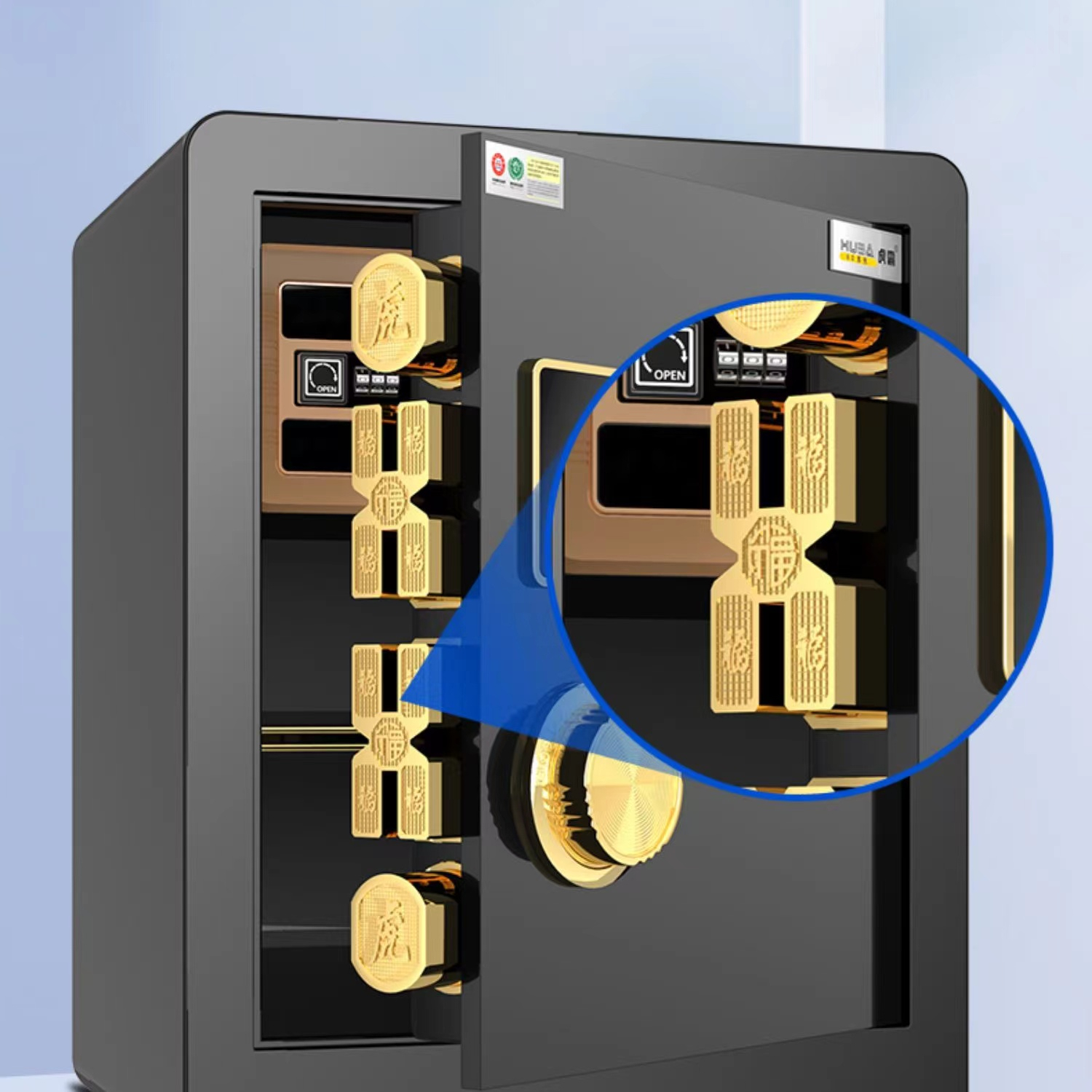 Luxury Digital Depository Cash Fireproof Safe Box Brand New Safe Electronic Digital Safety Vaul ...