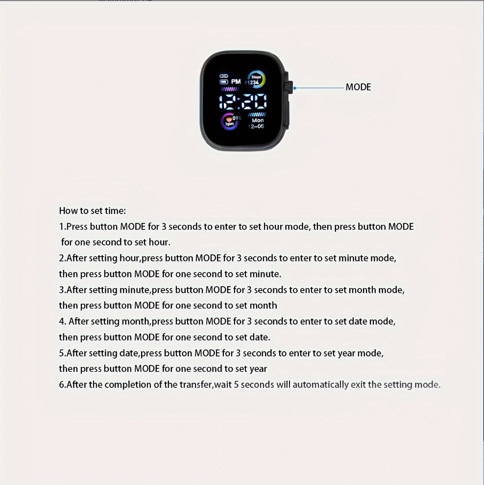 2026 Top Smartwatch Sports Electronic Watch Cool Fashion Touch Screen ...