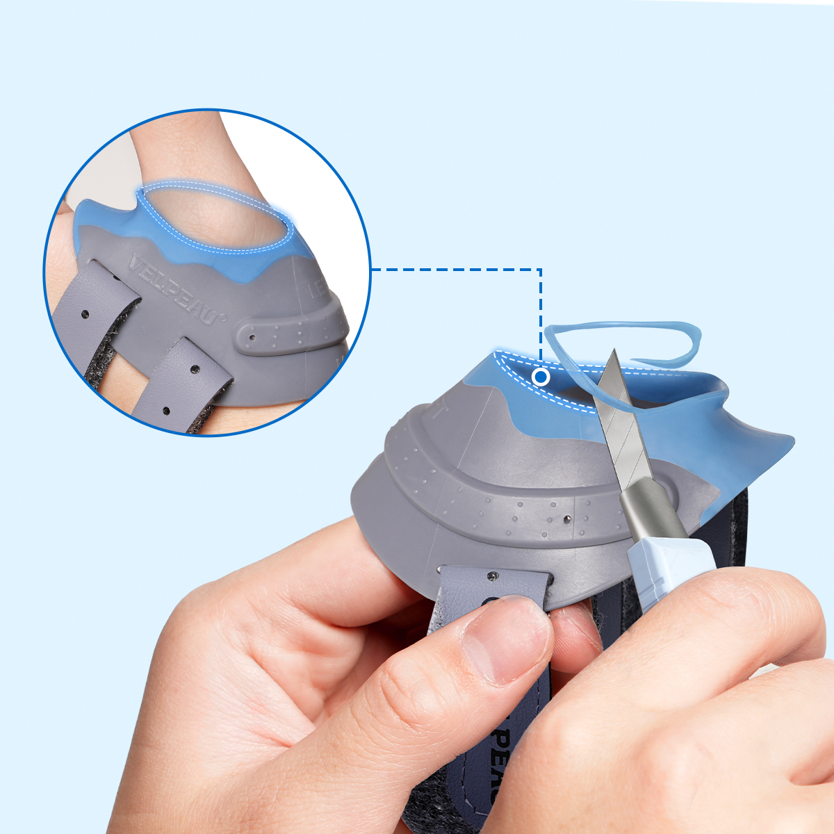 VELPEAU Thumb Support Brace - CMC Joint Stabilizer Orthosis, Spica ...