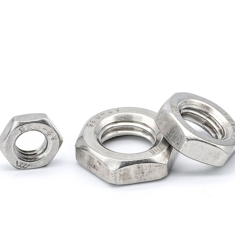 Standard thin Hexagon hex Nuts M3 M4 M5 M6 M8 M10 M12 M16 M18 M20 Bolt ...