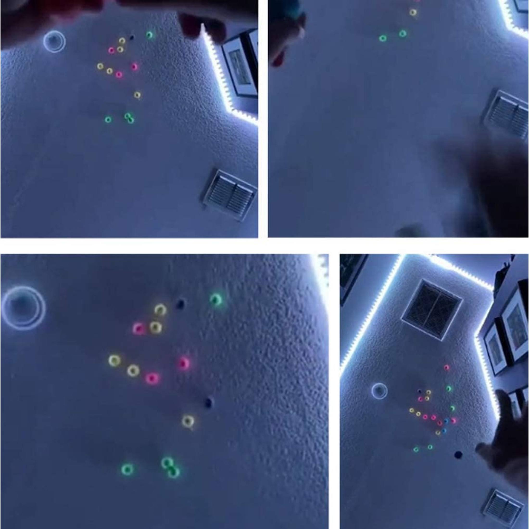 Luminous Stick Ball Stress Relief Toys Luminescent Sticky Target Ball ...