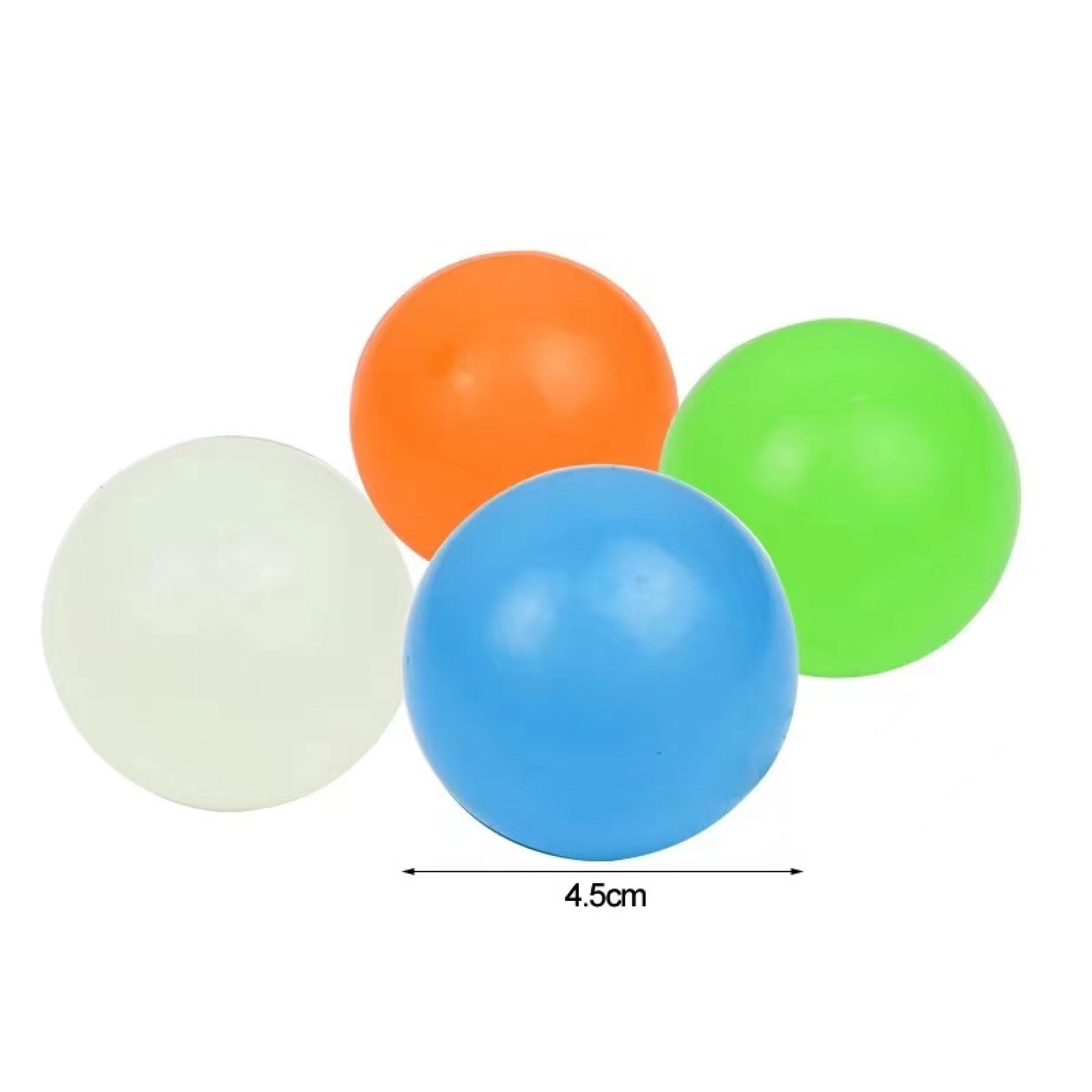 Luminous Stick Ball Stress Relief Toys Luminescent Sticky Target Ball ...