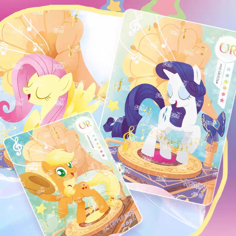 My Little Pony Card Fun Shadow Pack No. 4 Rare UR/SSR/CR Black back ...
