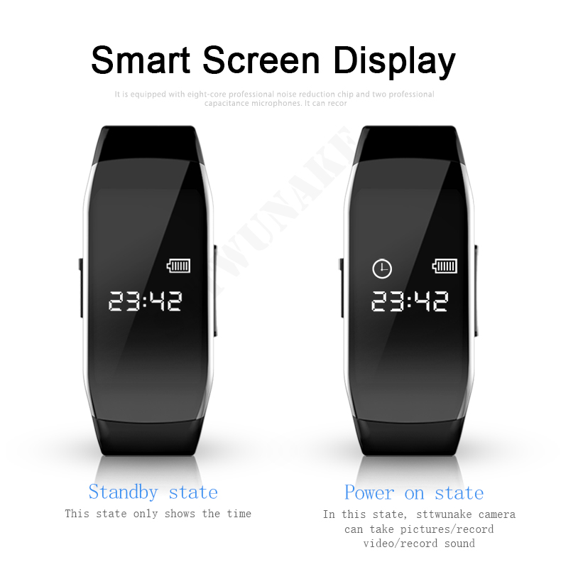 STTWUNAKE Mini Camera Watch Spy 1080P HD DV Hidden Bodycam Digital ...