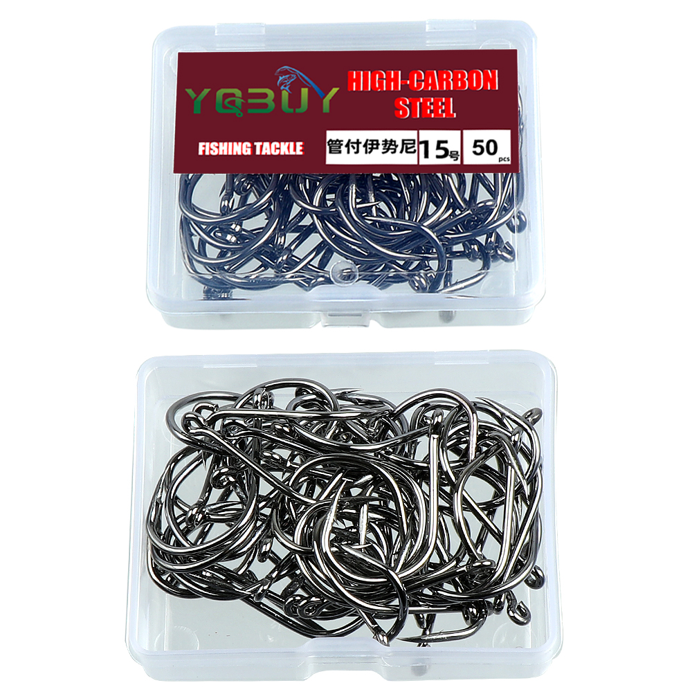 Set Fishing Hook Set Strong Carbon Steel Saltwater Freshwater Sharp ...