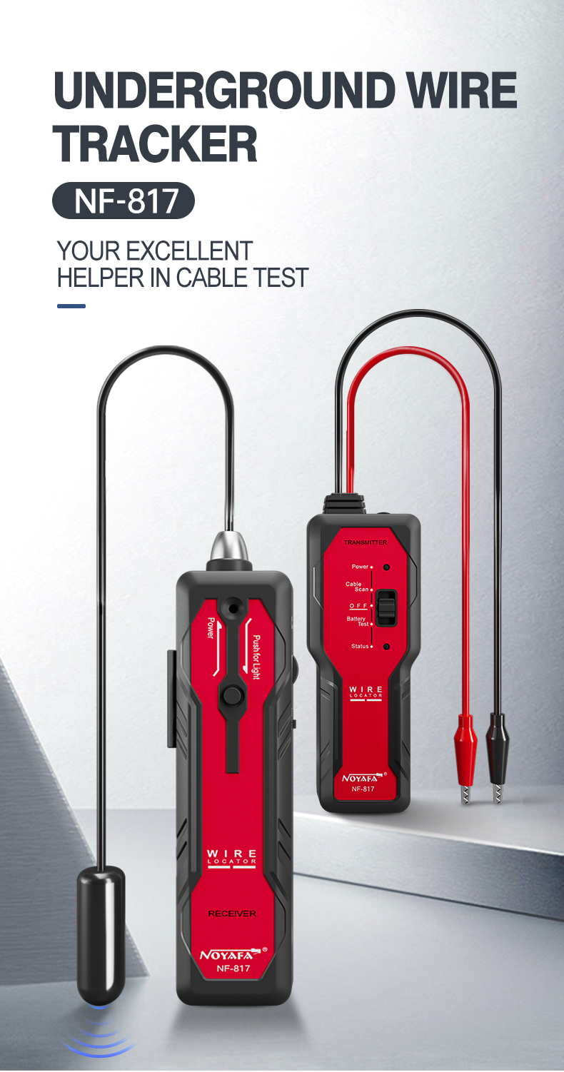 NOYAFA NF-817 Cable Finder: Underground Wire Tracker & Circuit Locator ...