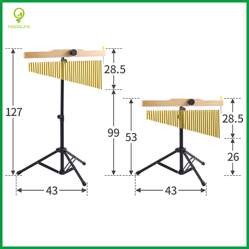 ZC Seathestars Wind Chime / Tree Chime / Bar Chime with Stand / 36 ...