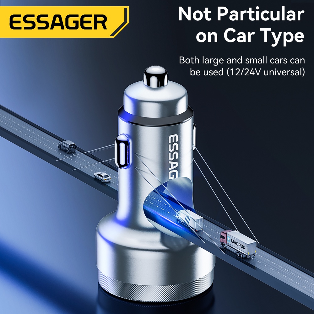Essager 80W Car Charger USB Type C PD Fast Charging Phone Quick Charge ...