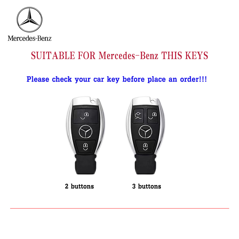 Mercedes Benz Car Key Cover Keychain Mercedes Benz Key Case Suitable ...