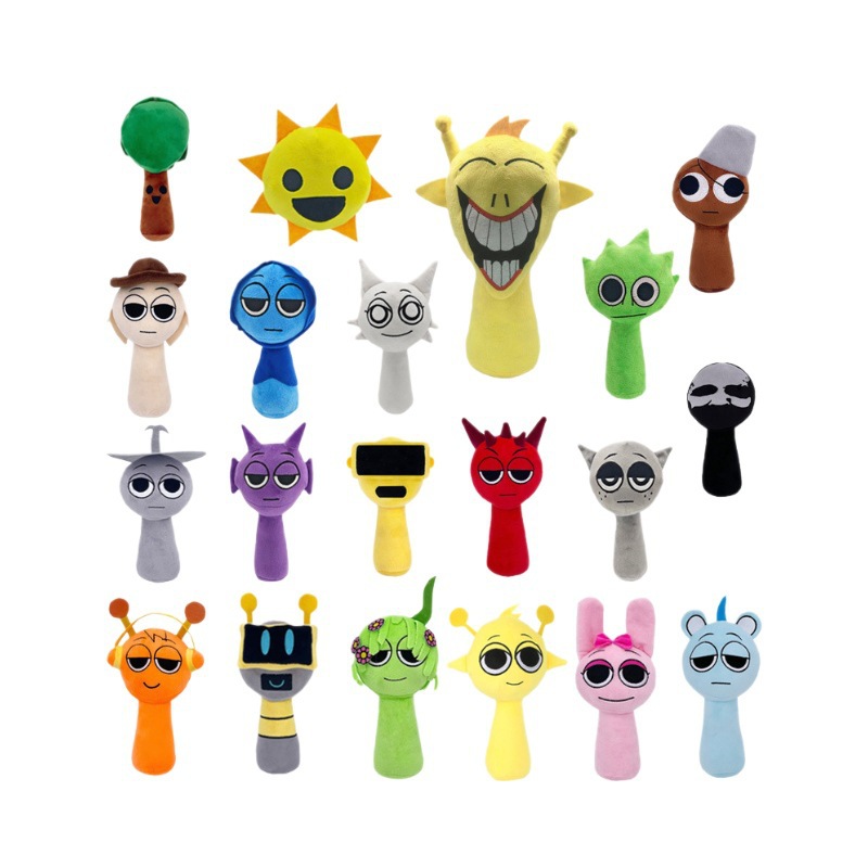 Sprunki Plush Toys Horror Game Sprunki Incredibox Plushie Cartoon Cute ...