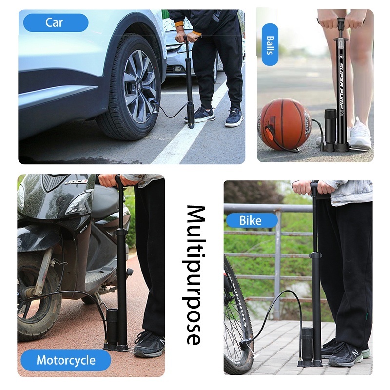 High Pressure Bike Air Pump 160psi With Base Motorcycle Air Inflator ...