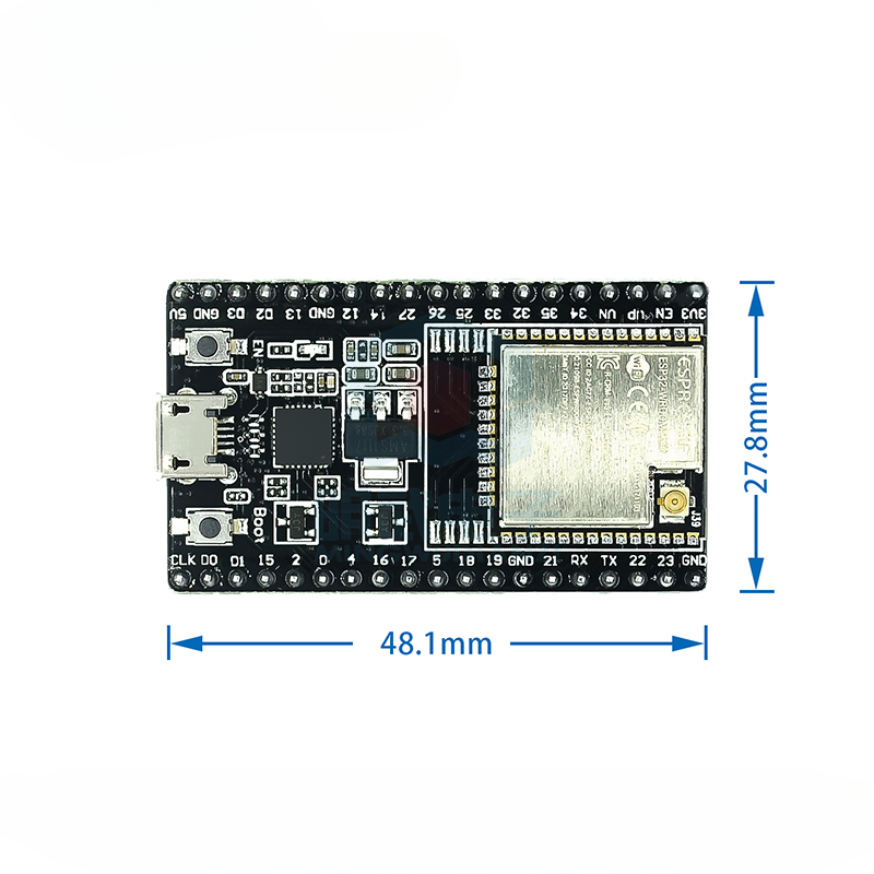 ESP32-DevKitC Development Board ESP32 Bottom Board Can Be Equipped with WROOM-32D/32U WROVER ...