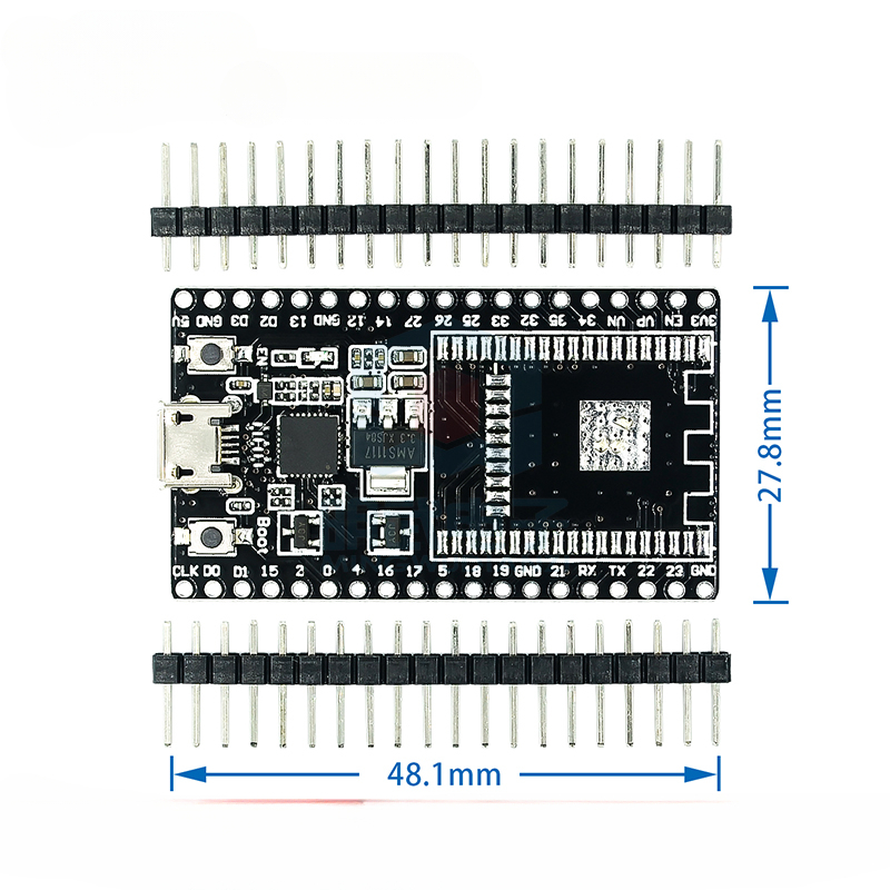 ESP32-DevKitC Development Board ESP32 Bottom Board Can Be Equipped with ...