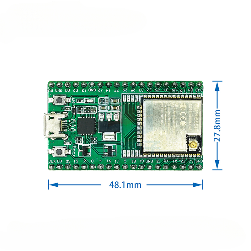 ESP32-DevKitC Development Board ESP32 Bottom Board Can Be Equipped with WROOM-32D/32U WROVER ...