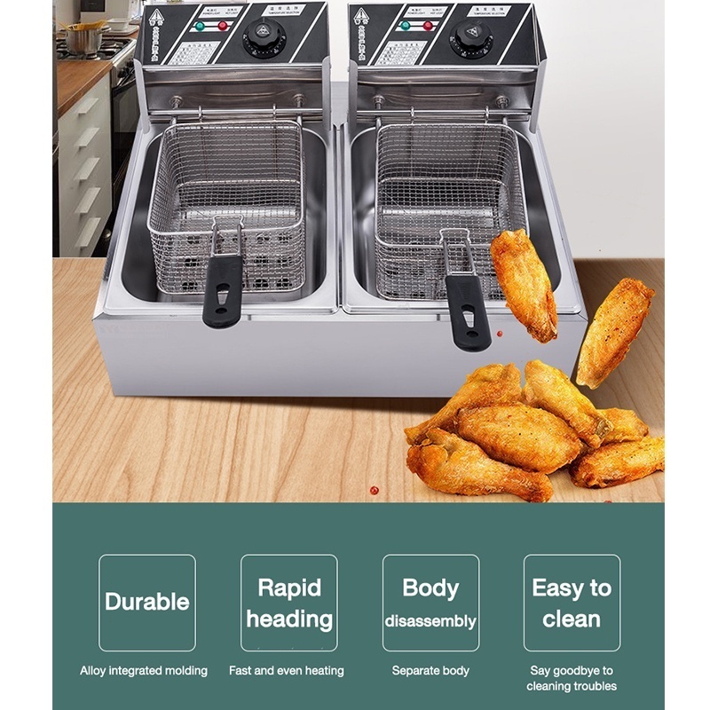 Electric Pan Deep Air Desk Pan With Strainer Electric Deep Fryer ...