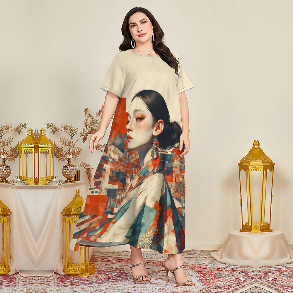 Modern Dress Women New Style 2025 Women's Dresses Simple Plus Size ...