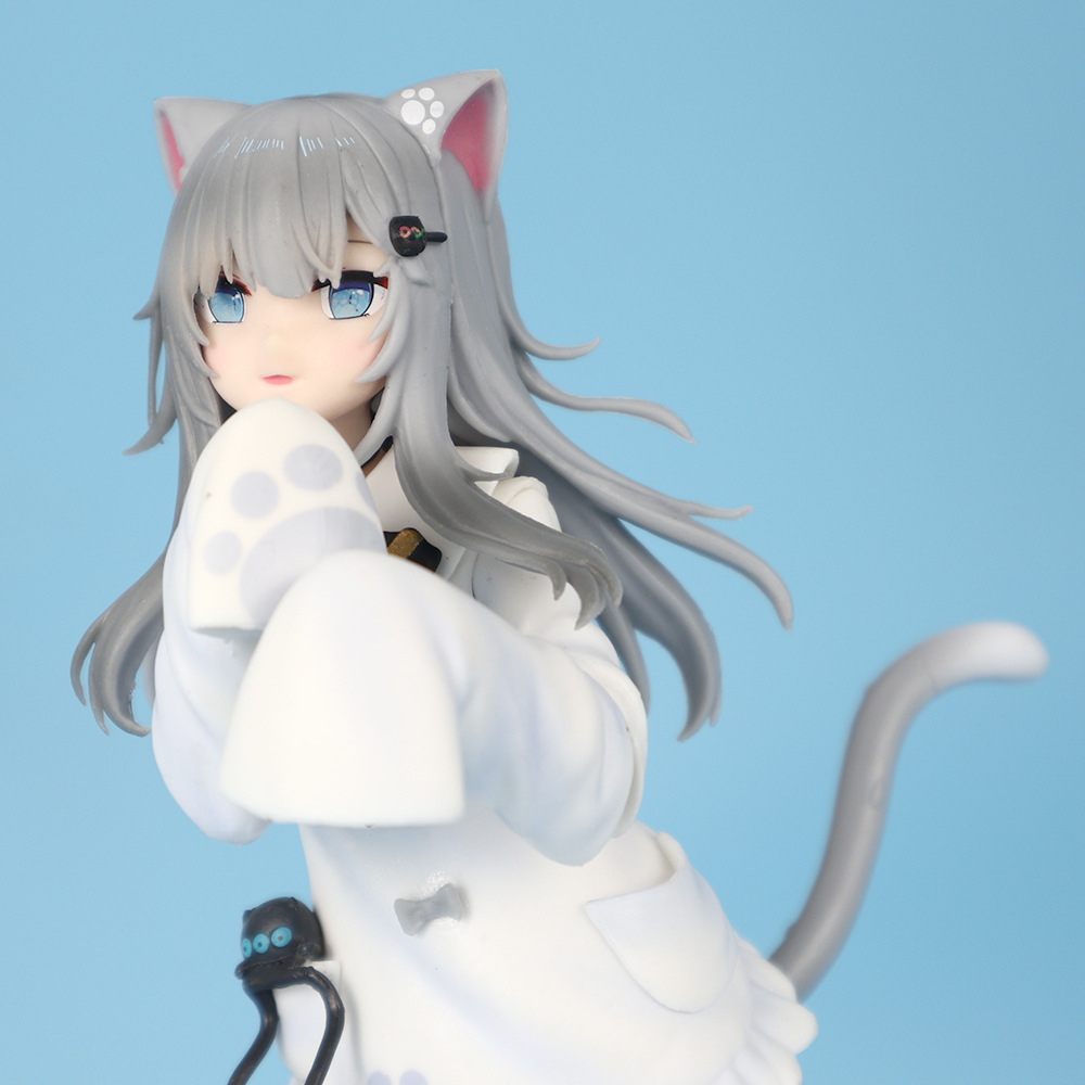 21.5cm Nekoha Shizuku Neko Girl Beautiful Cartoon Girl Figure Model ...