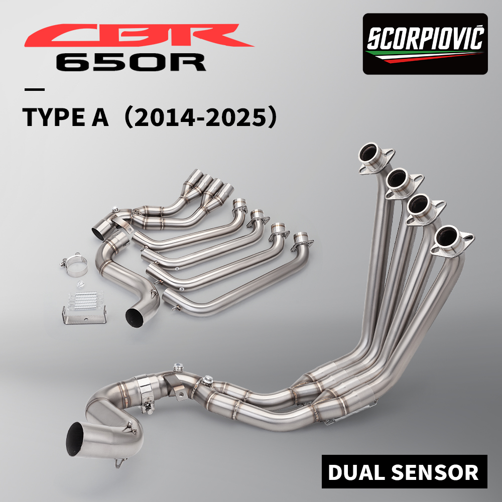 For CBR650R CBR650F CBR650 CB650F 2014-2025 Motorcycle Exhaust Tube ...