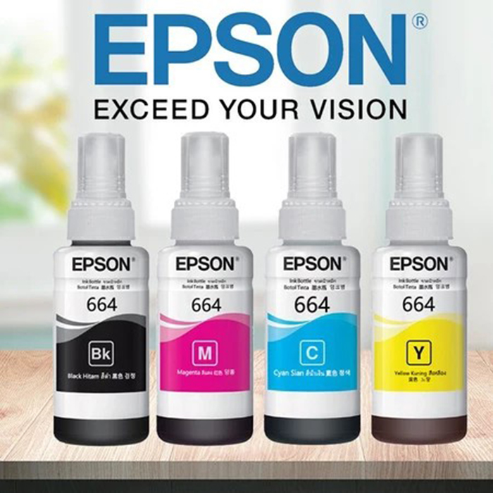 Genuine original epson 664 ink bottle 70ml L120 L110 L210 L220 L300 L310 L360 L380 L455 L565 ...