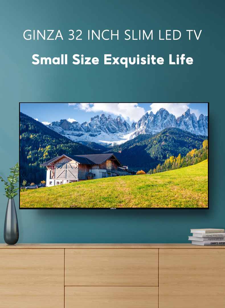 GINZA 32 Inch Ultra Slim LED TV Flat Screen 40 Inch TV | Shopee Philippines