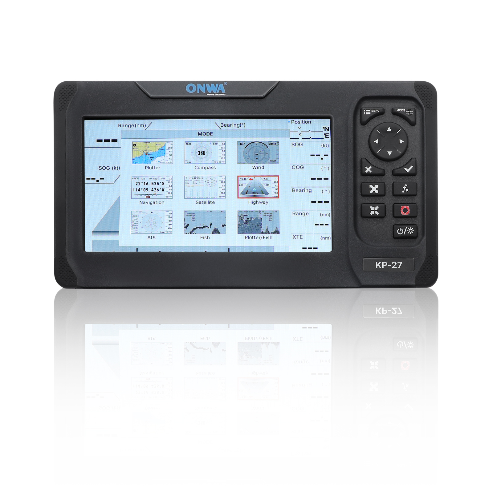 7 Inch ONWA KP-27A GPS/AIS Chartplotter Built-in Class B+AIS ...
