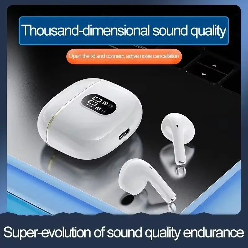 New TWS Wireless Bluetooth Earbuds Half In Ear High-Quality Sports ...