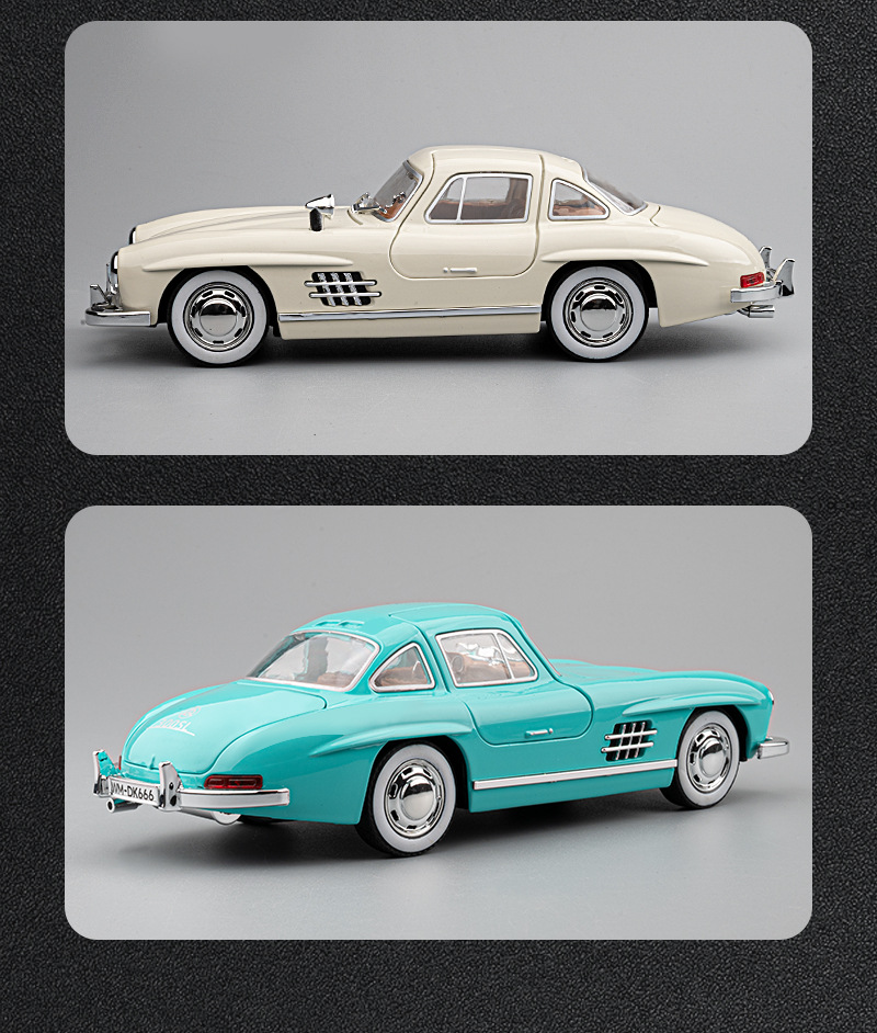1:22 scale Mercedes-Benz 300SL alloy vintage car model die-casting ...
