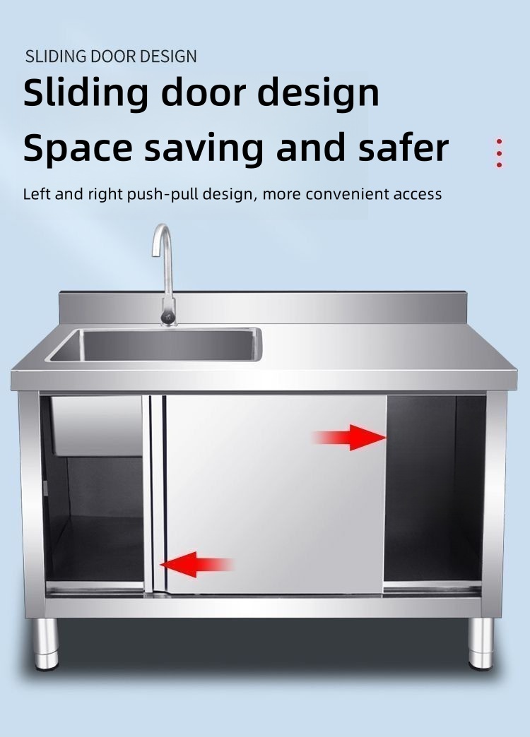 Sink Stainless For Kitchen Island Table Counter Top Sideboard Kitchen ...