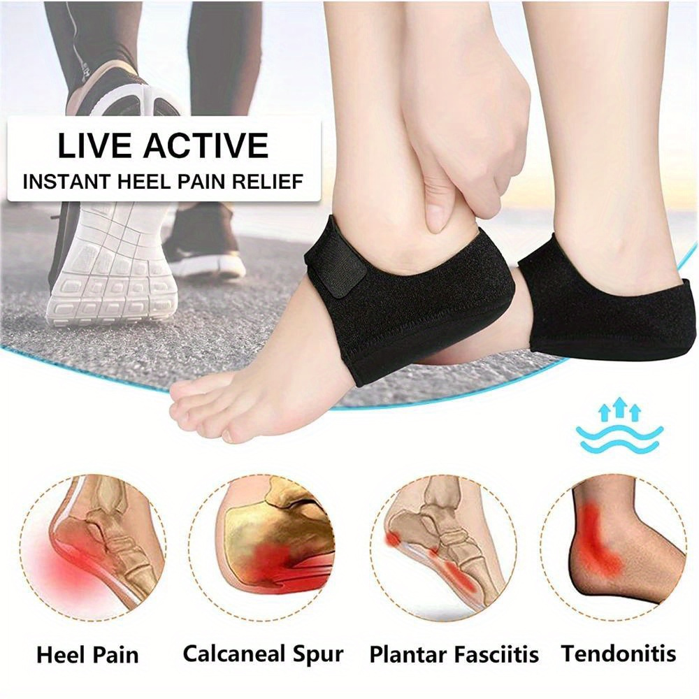 Plantar Fasciitis Heel Protectors (2 PCS) – Cushions for Alleviating ...