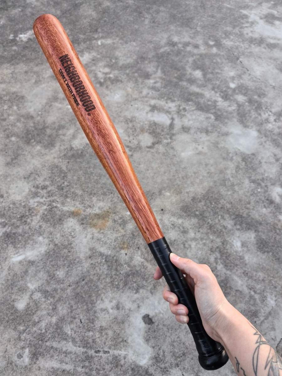 Street Wear NEIGHBORHOOD Baseball Bat Solid Wood Baseball Bat Baseball ...